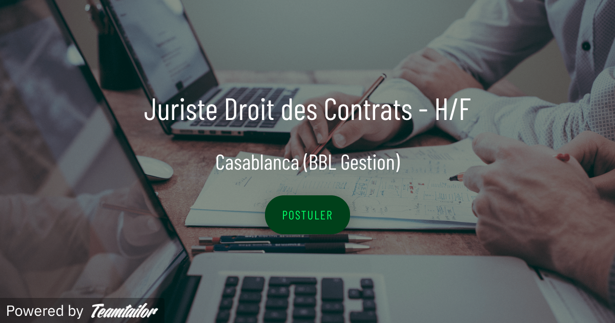 Juriste Droit des Contrats - H/F - Groupe BBL