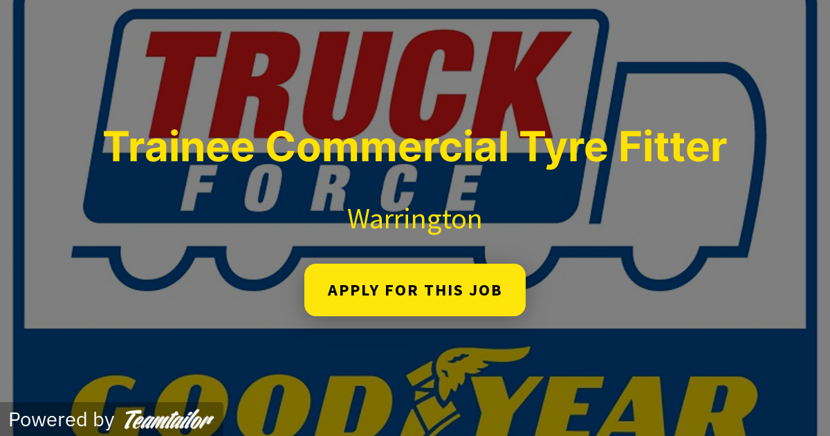 Trainee Commercial Tyre Fitter - TruckForce