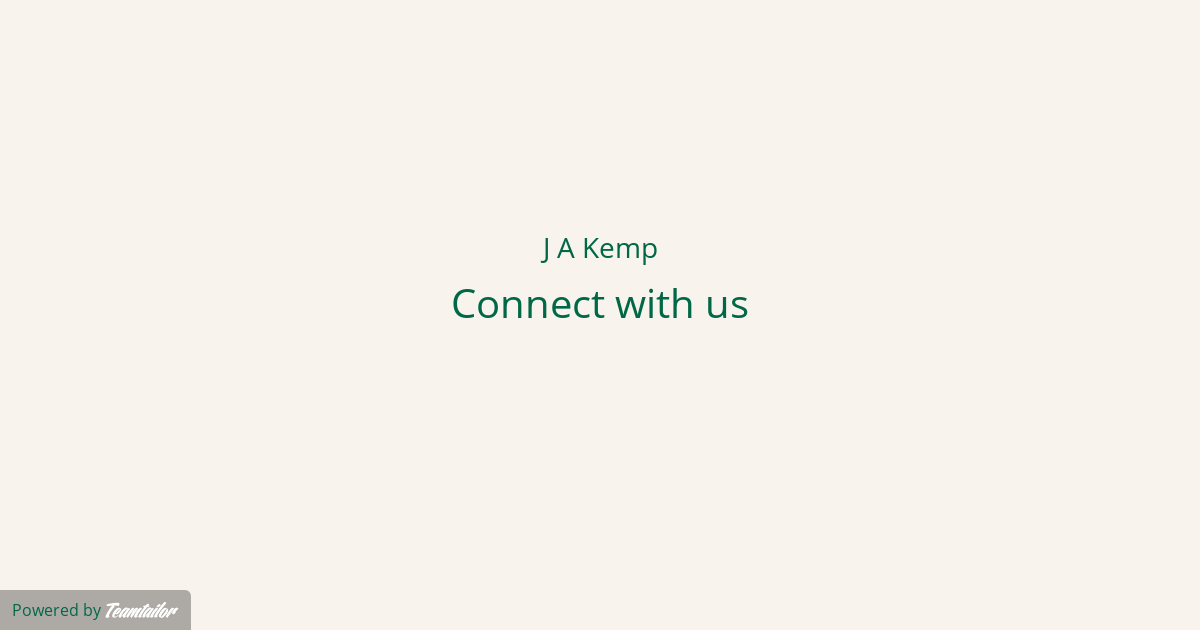 J A Kemp – Connect