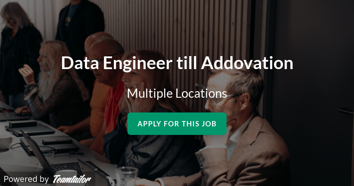 Data Engineer med Python fokus till Addovation - Addovation
