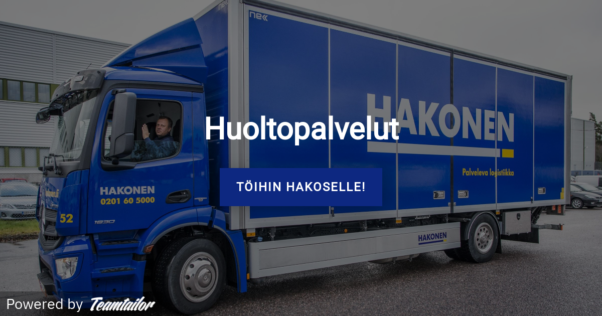 Huolto- ja asennuspalvelut - Hakonen konserni