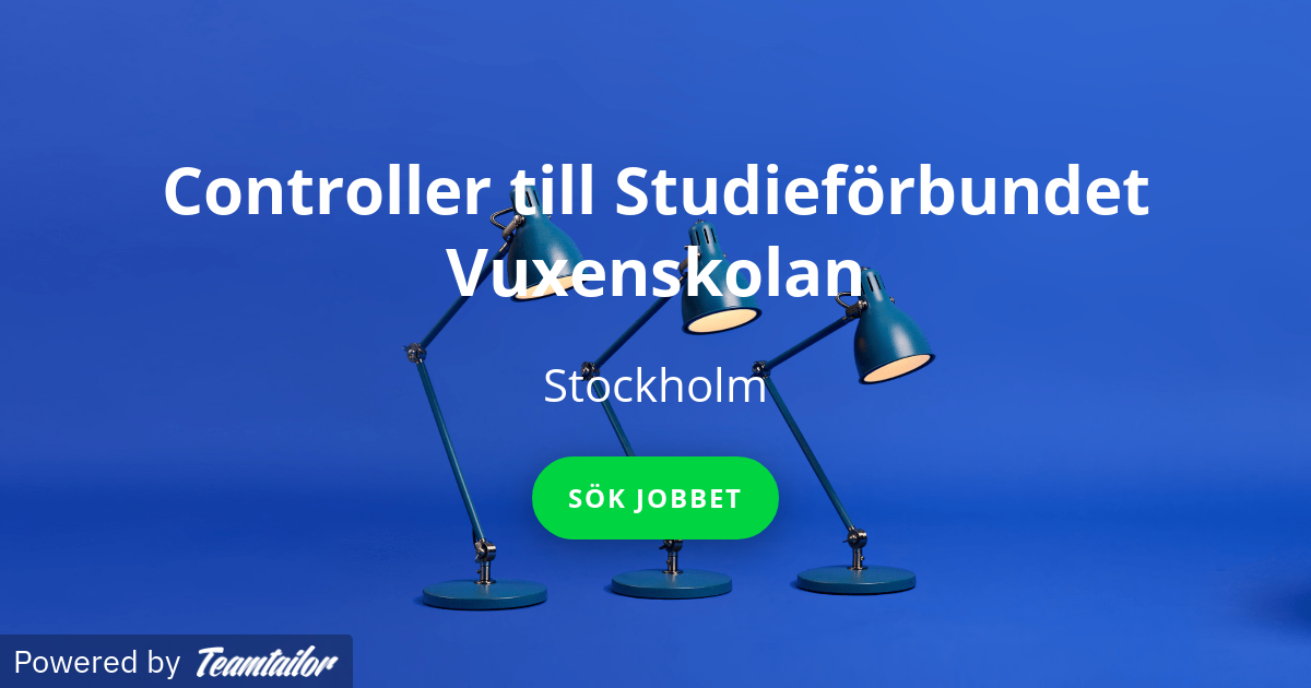 Controller till Studieförbundet Vuxenskolan - Bravura
