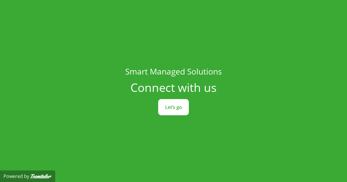 Smart Managed Solutions – Connect