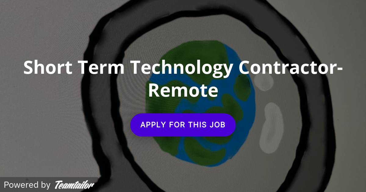 Short Term Technology Contractor-Remote - Hatch Global Search