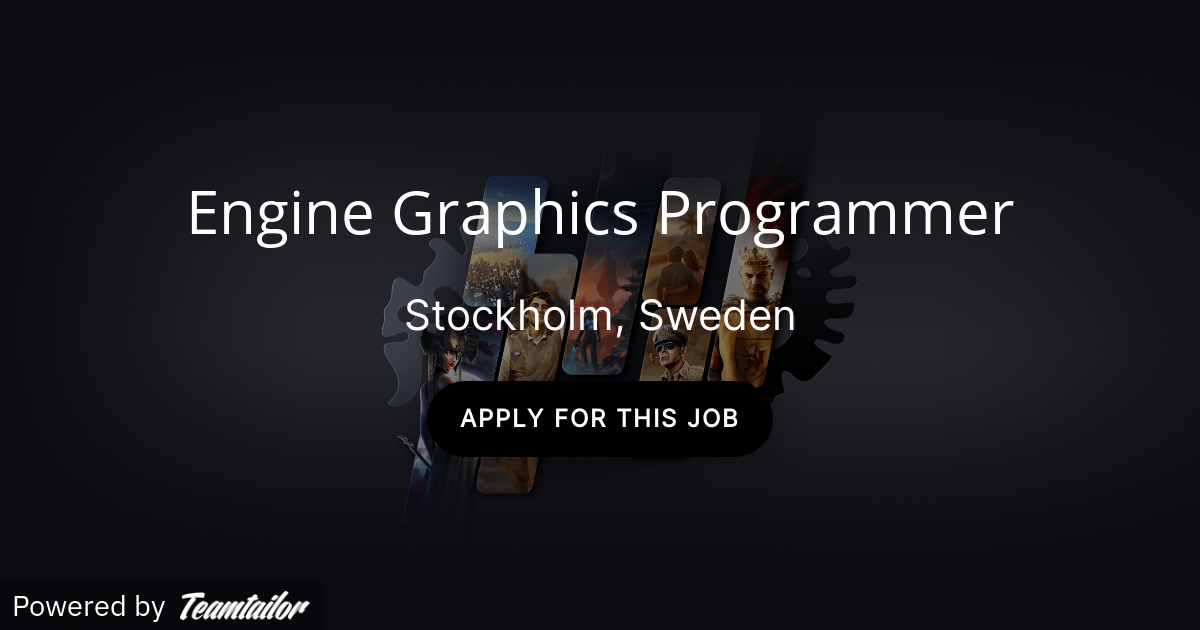 Engine Graphics Programmer - Paradox Interactive