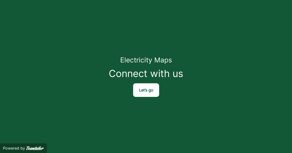 Electricity Maps – Connect