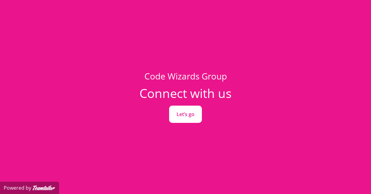 Code Wizards Group – Connect