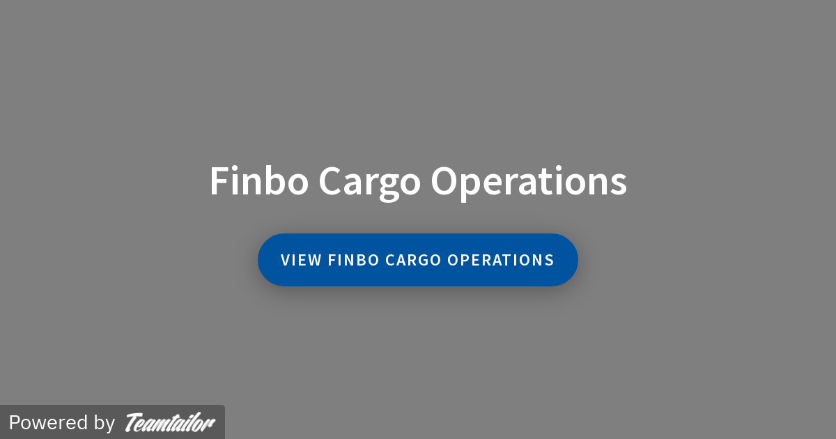 OPERATIONS - M/S Finbo Cargo - Eckerö Line