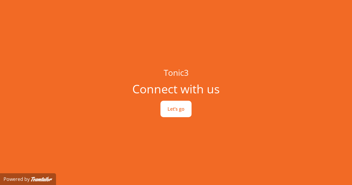Tonic3 – Connect