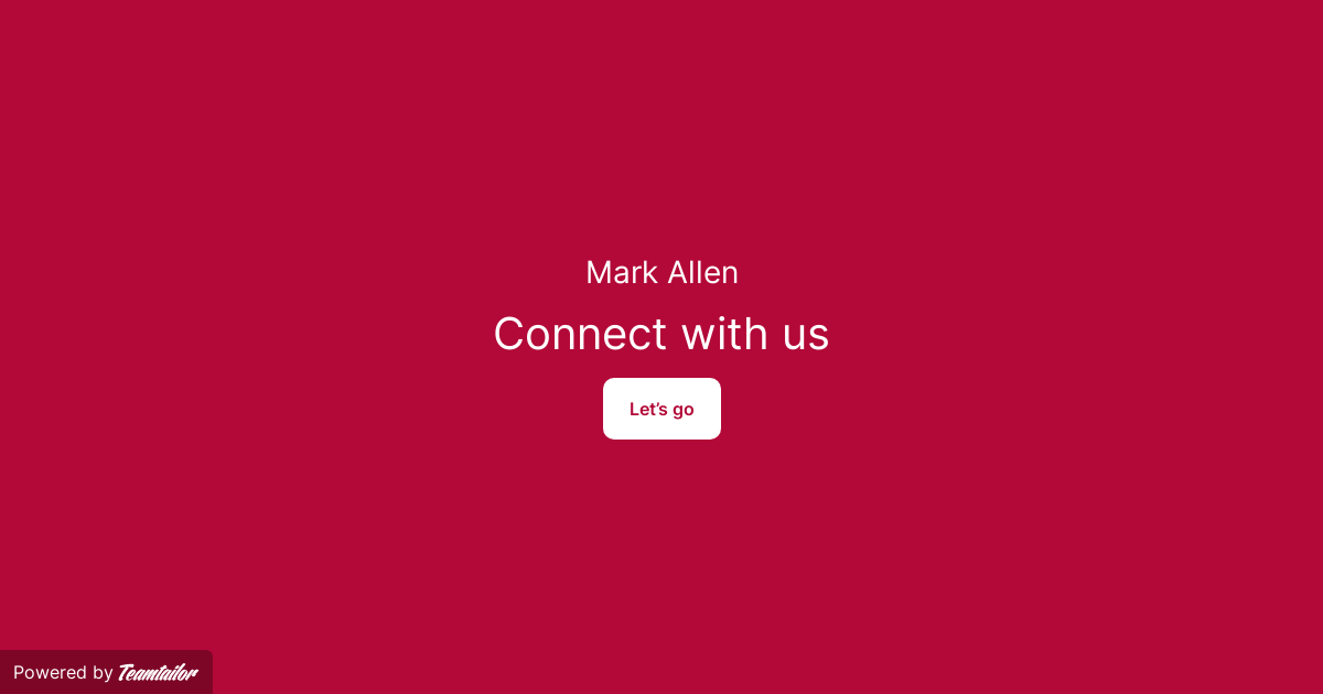 Mark Allen – Connect