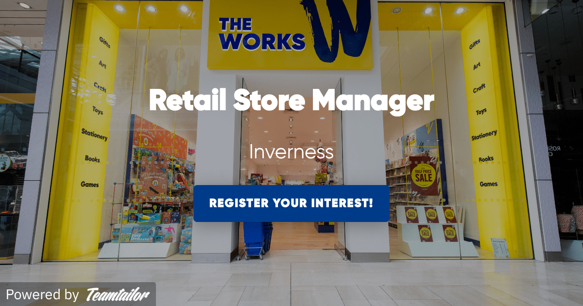 Retail Store Manager - The Works