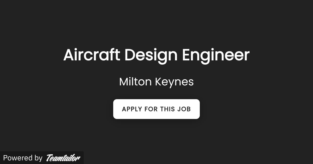 Aircraft Design Engineer - Greenjets