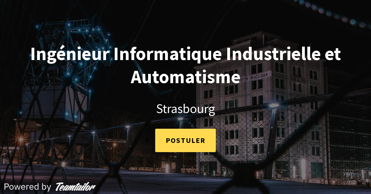 Ingénieur Informatique Industrielle et Automatisme - Aquantic