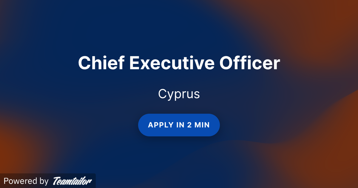 Chief Executive Officer - Evotym