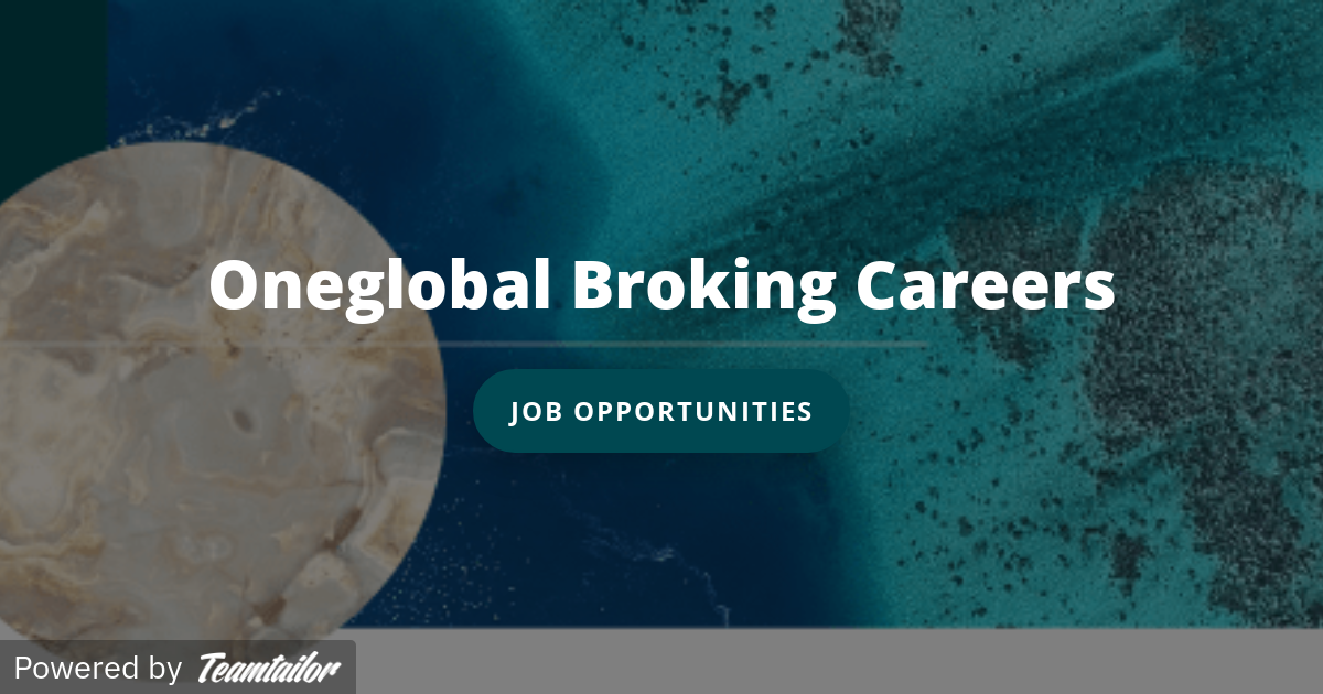 Oneglobal Broking Careers - Oneglobal