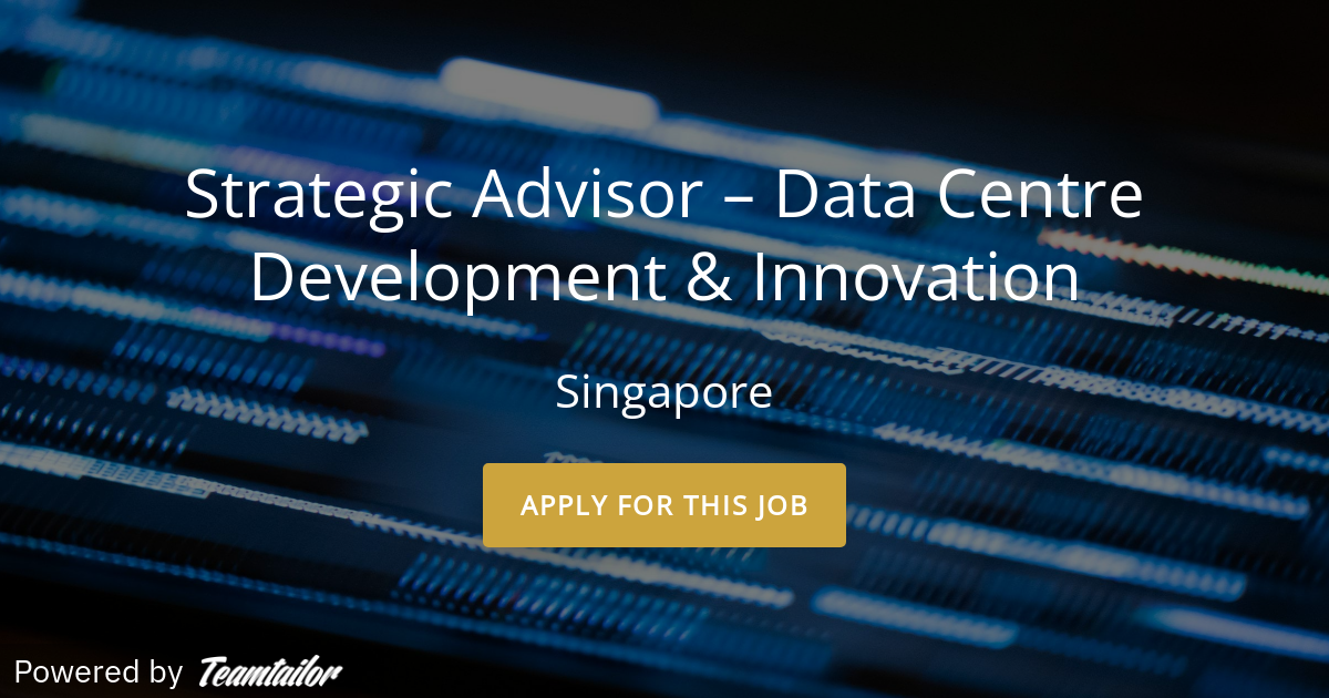 Strategic Advisor – Data Centre Development & Innovation - Board Match-Up