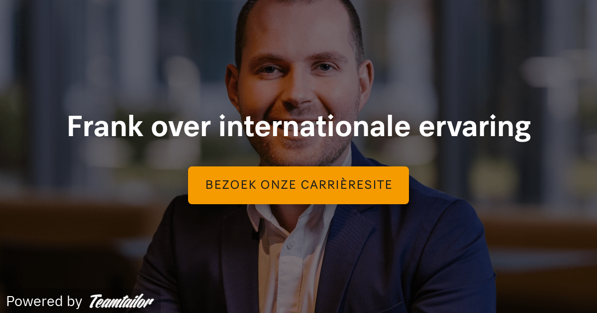 Frank over internationale ervaring - Miele Nederland