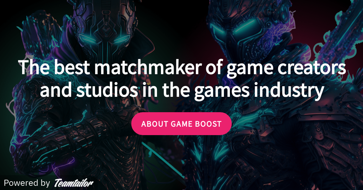 About us - Game Boost - Leveling Up Game Production Everywhere