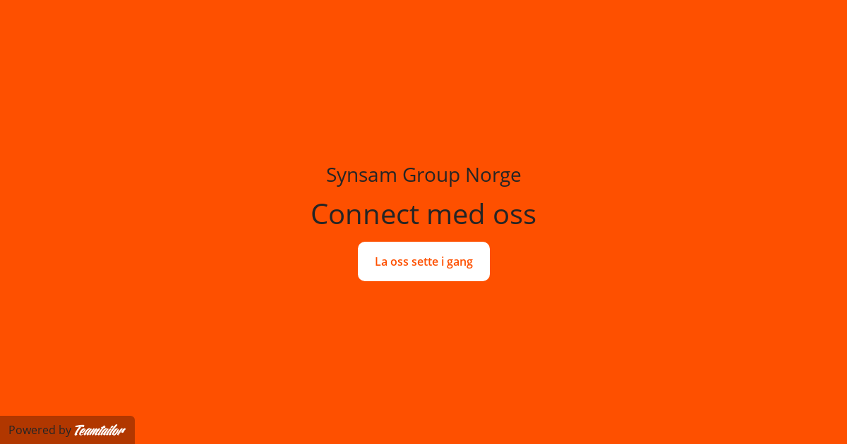 Synsam Group Norge – Connect