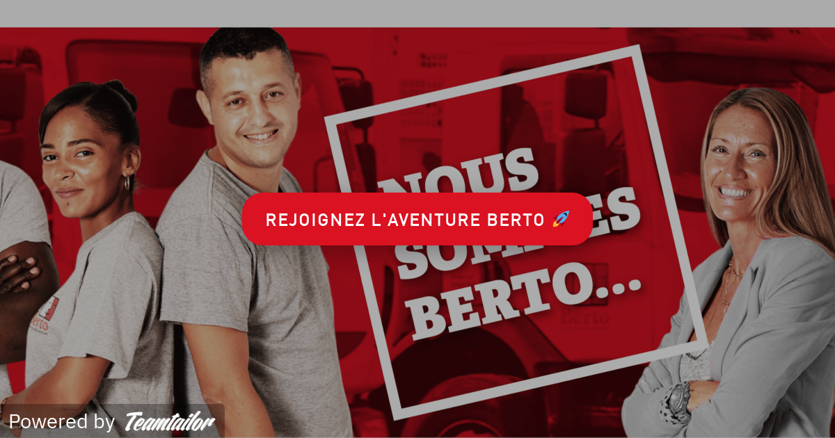 Tous les talents ont une place chez Berto. Et vous, quelle sera la ...