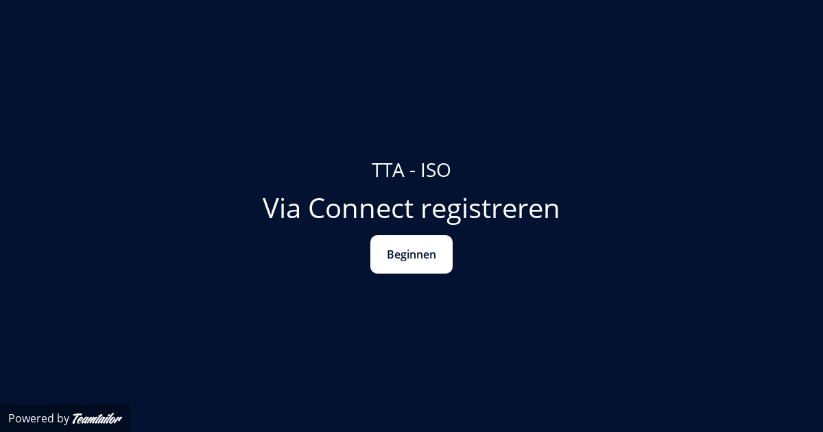 TTA - ISO – Connect