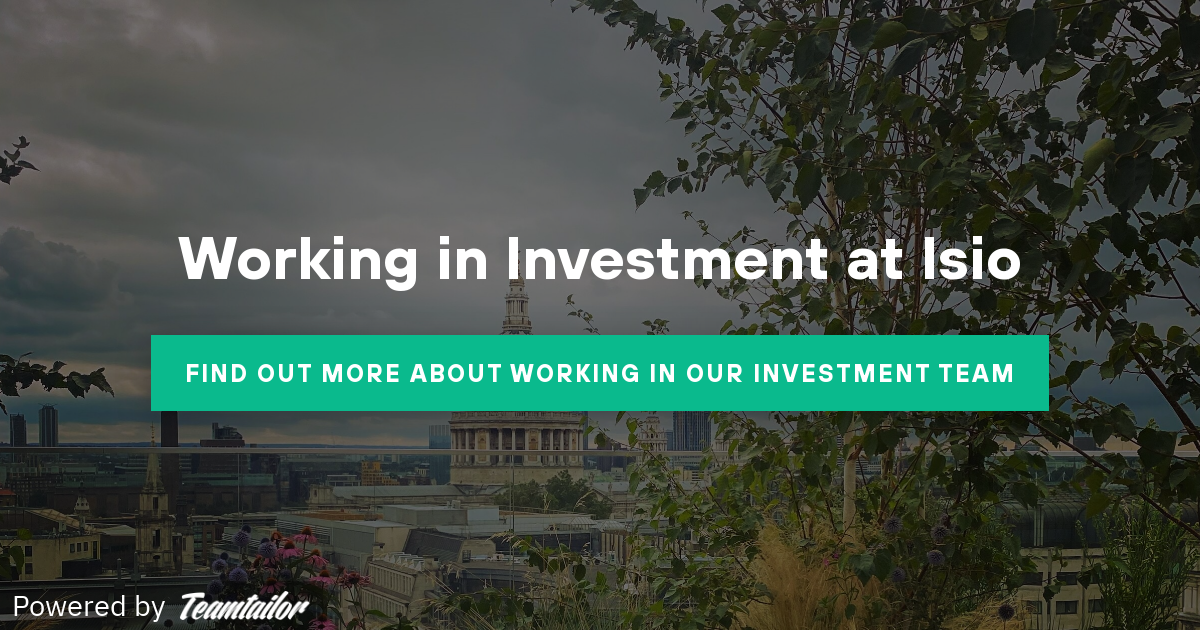 Working in Investment at Isio - Isio