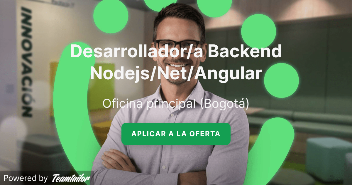 Desarrollador/a Backend Nodejs/Net/Angular - Periferia IT