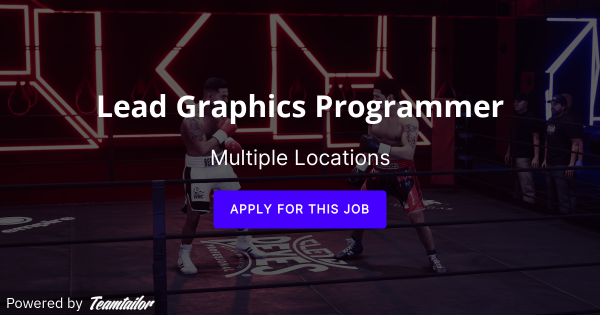 Lead Graphics Programmer - Steel City Interactive Ltd