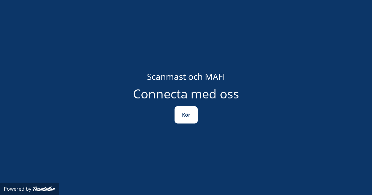 Scanmast & MAFI – Connect