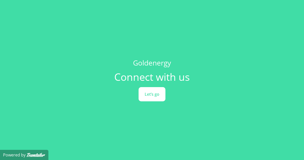 Goldenergy – Connect