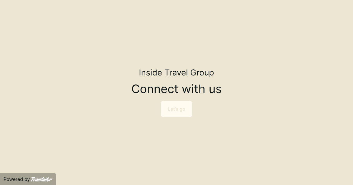 Inside Travel Group – Connect
