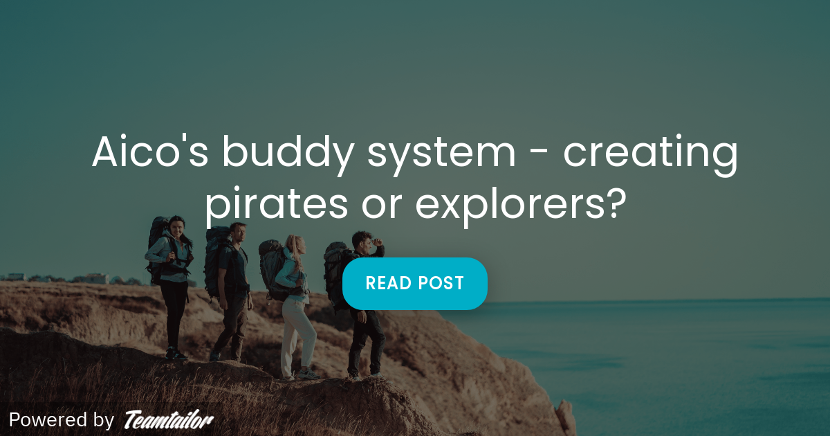 Aico's buddy system - creating pirates or explorers? - Posts - Aico
