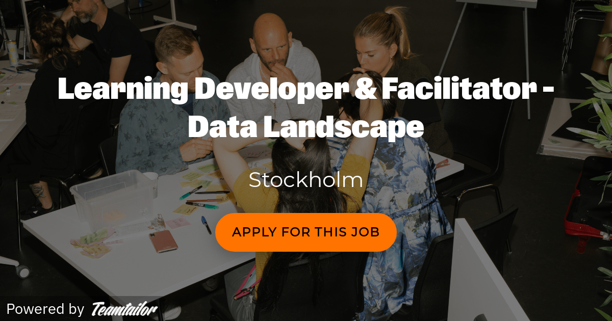 Learning Developer & Facilitator (Data Analyst & Data Analyst Upskill Program) - Hyper Island