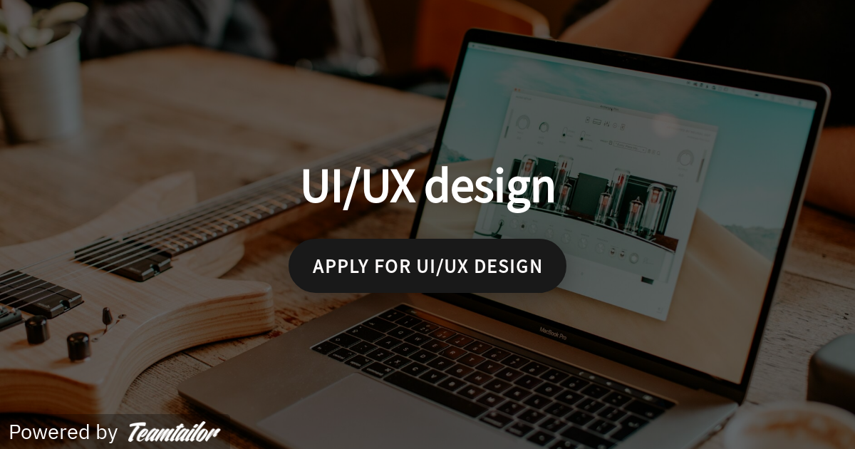 UI/UX design - Neural DSP Technologies Oy