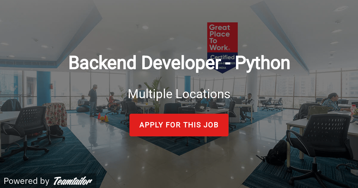 Backend Developer - Python - Gridlogic