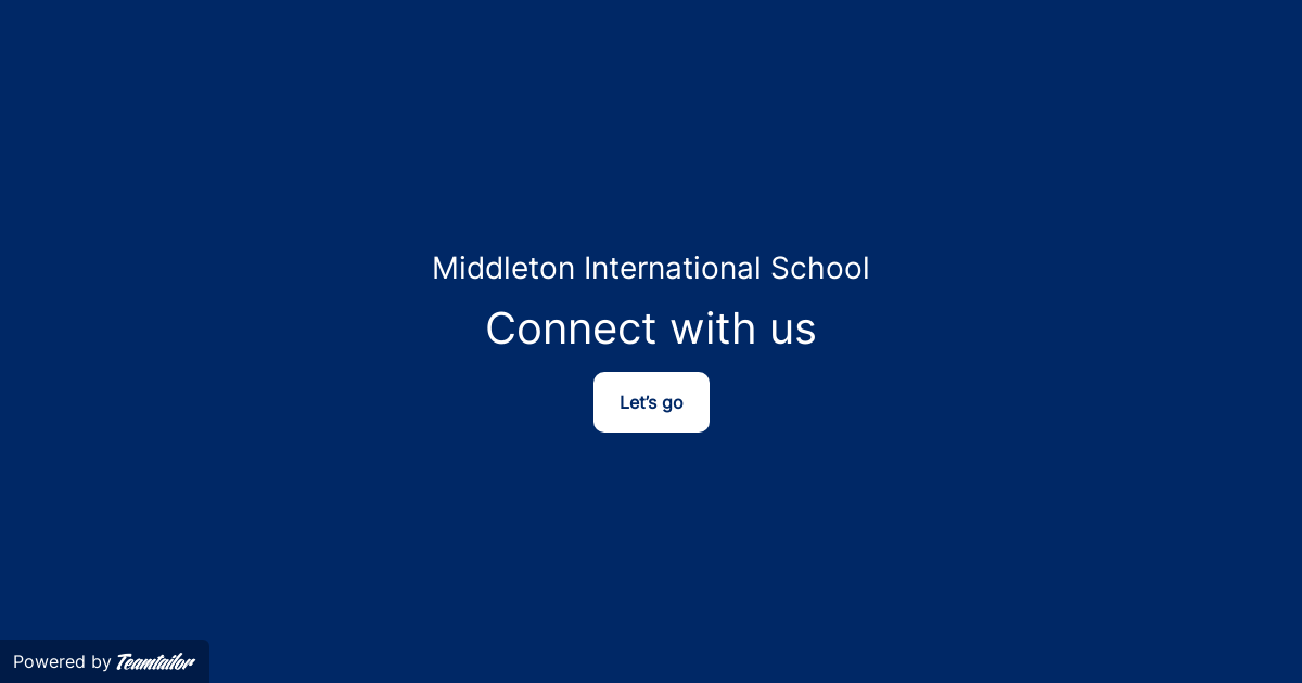 Middleton International School – Connect