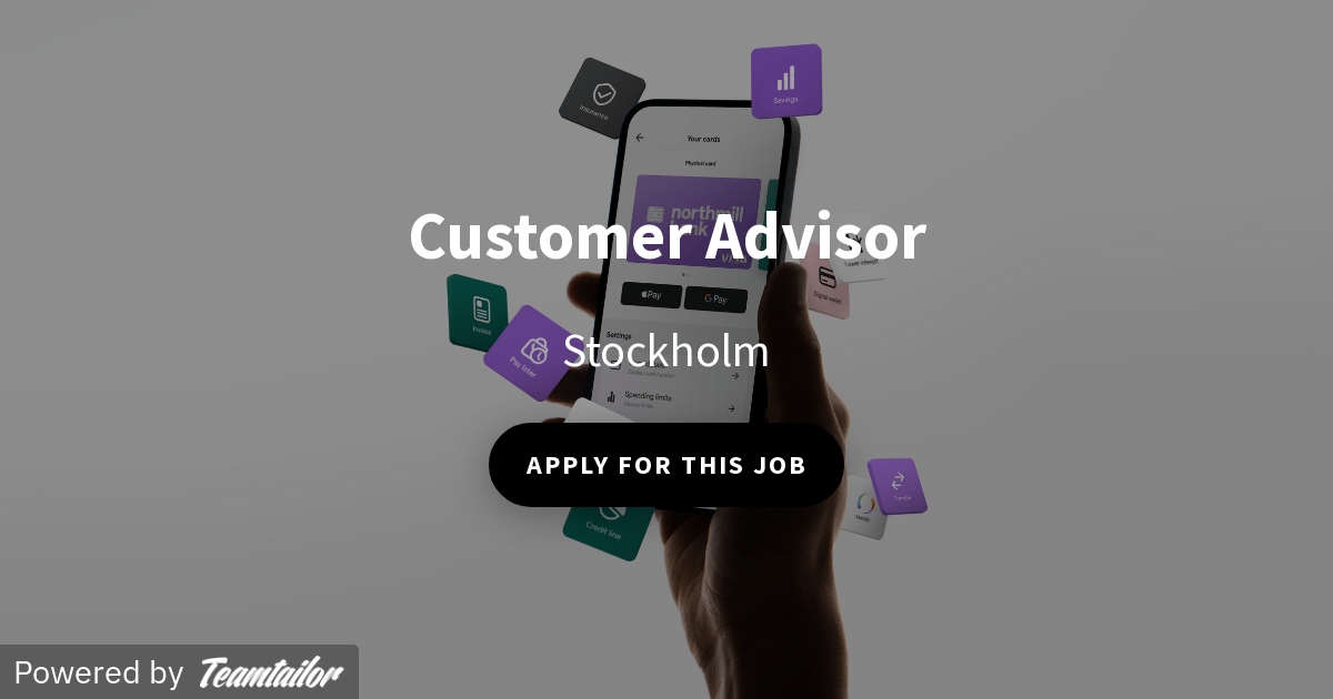 Customer Advisor - Northmill