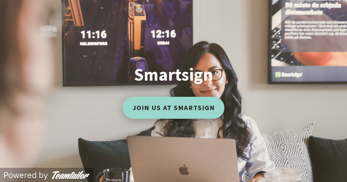 Join us - Smartsign