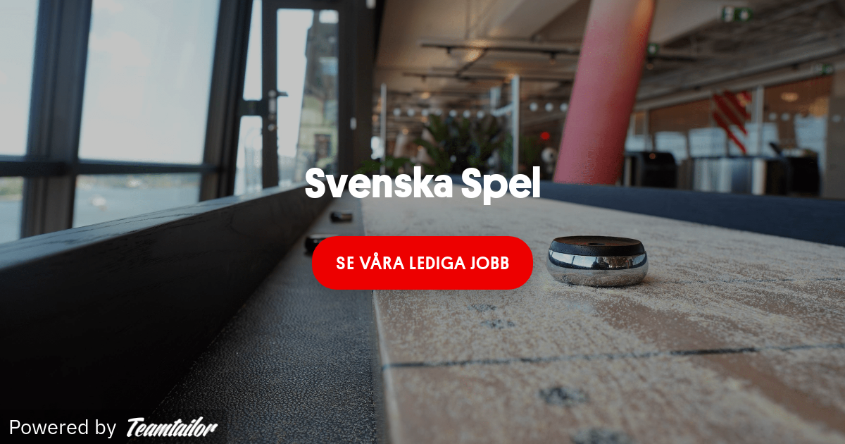 Lediga jobb Svenska Spel - Svenska Spel