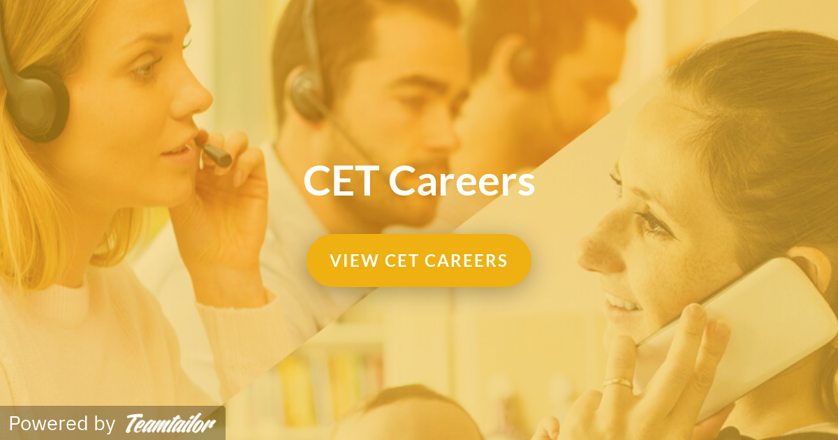 A Career With A Difference - CET Careers