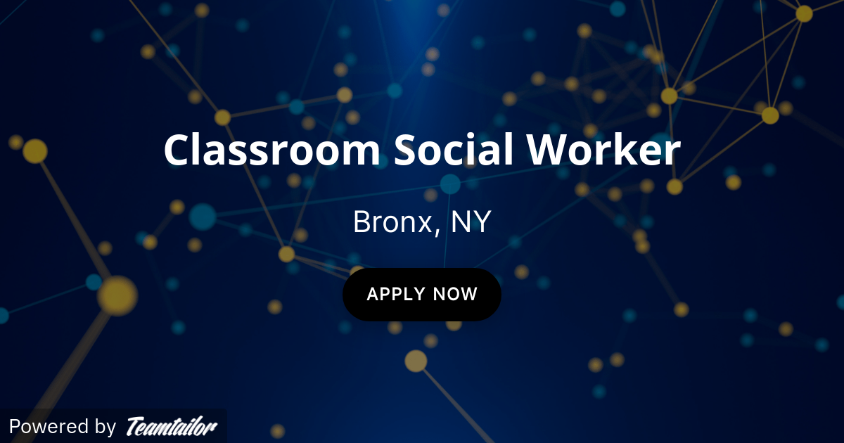 Classroom Social Worker - Talent Vision