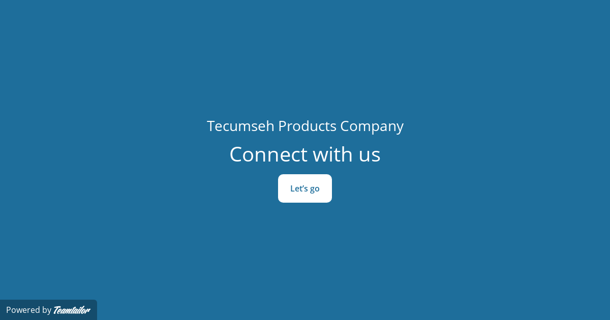 Tecumseh Products Company – Connect