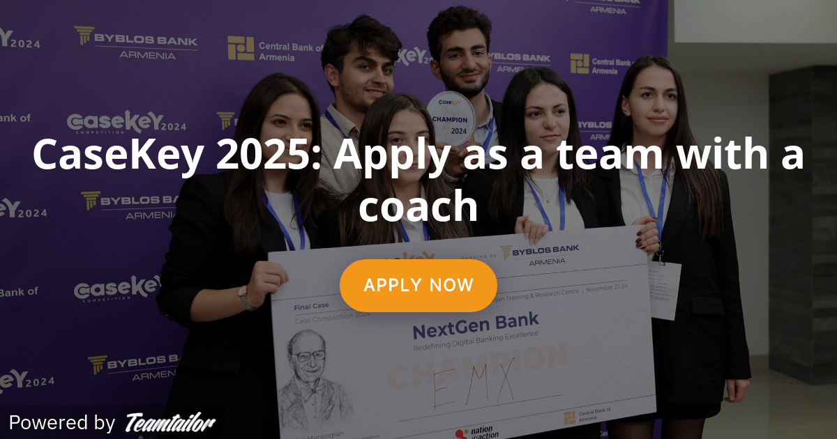 CaseKey 2025: Apply as a team with a coach - Nation 2.0 Educational NGO
