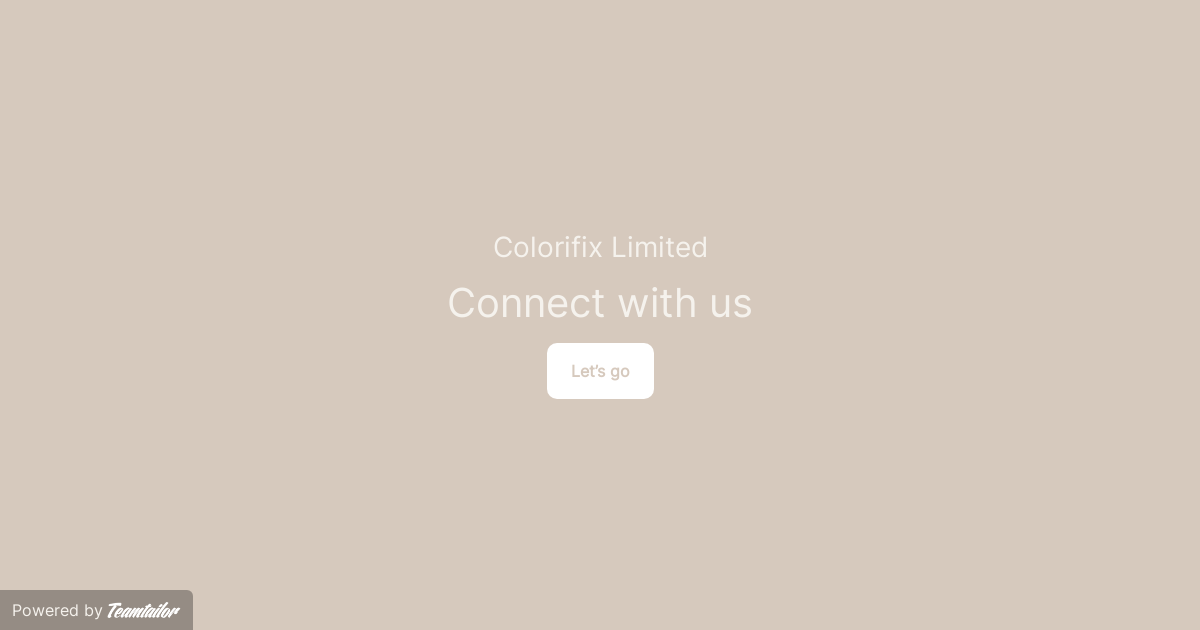 Colorifix Limited – Connect