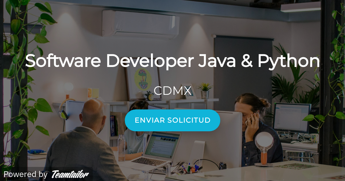 Software Developer Java & Python - CRH Talento de IT