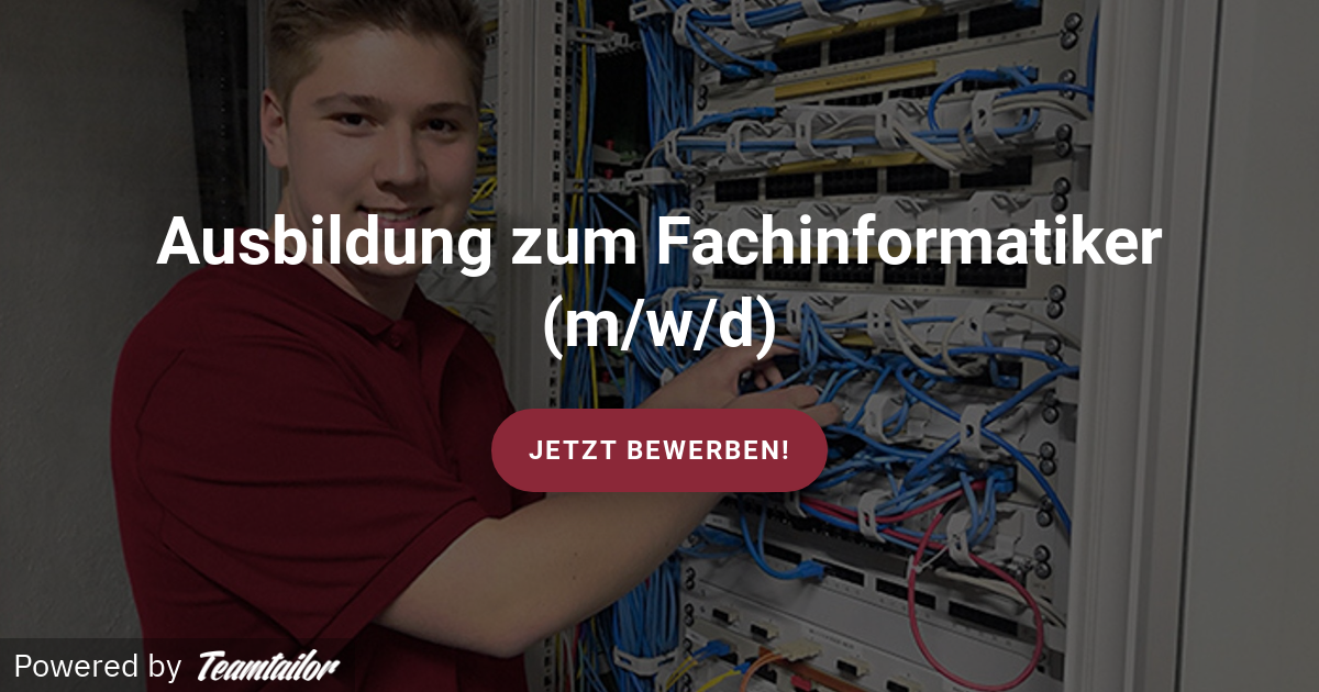 Ausbildung zum Fachinformatiker (m/w/d) - Habia|HEW-KABEL Ausbildung zum Fachinformatiker (m/w/d) - Habia|HEW-KABEL