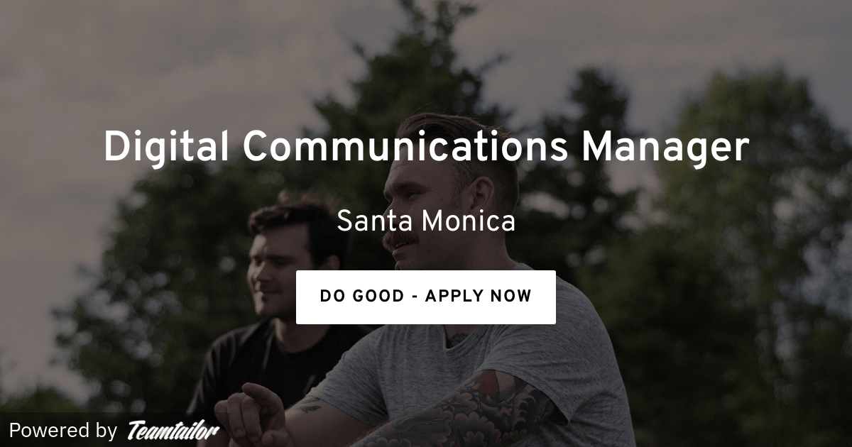 Digital Communications Manager - Movember