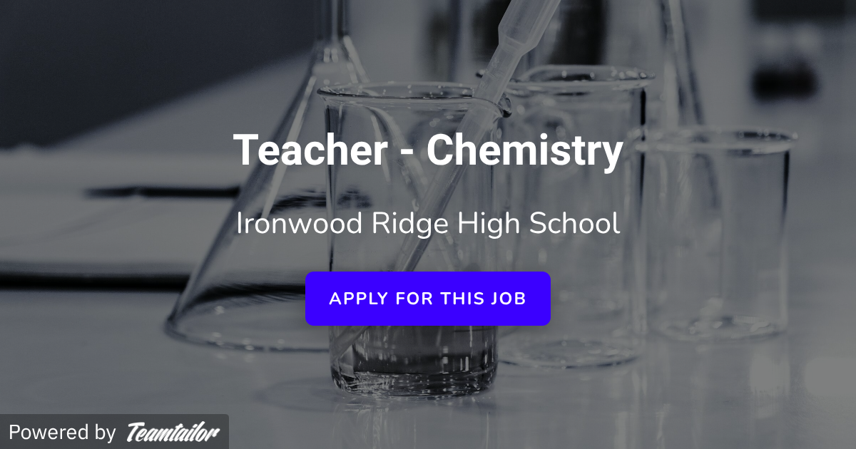 Teacher - Chemistry - Amphitheater Public Schools