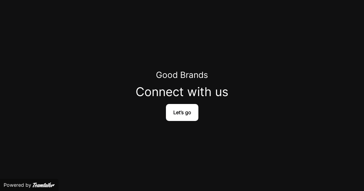 Good Brands – Connect