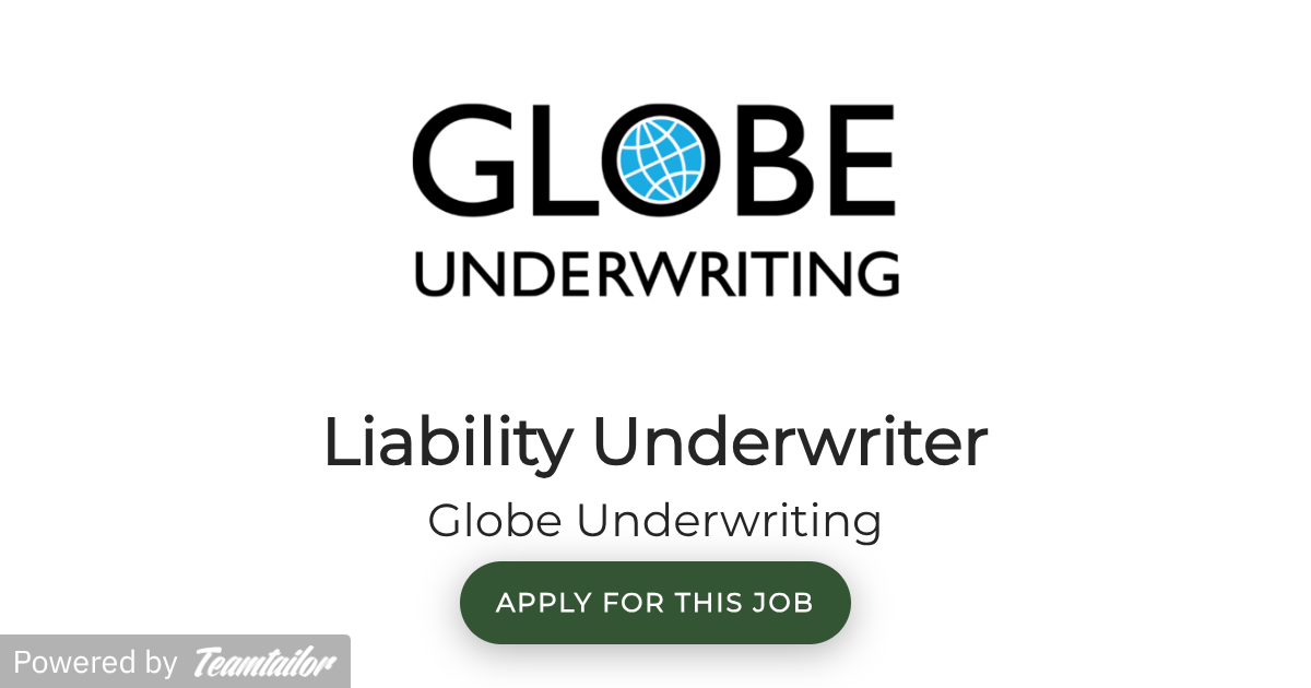 Liability Underwriter - Ardonagh Specialty